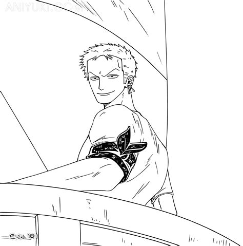 Desenhos De Roronoa Zoro Para Colorir Aniyuki