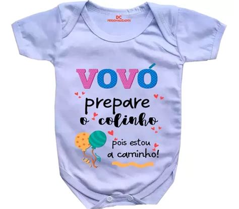 Body Personalizado Revelar Gravidez Vov Prepare O Colinho