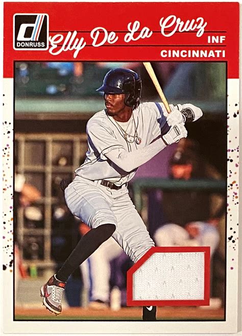 Elly De La Cruz 2023 Panini Donruss Baseball Cincinnati Reds Retro