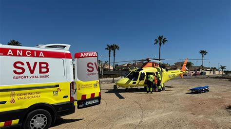 FORMENTERA DEL SEGURA ACCIDENTE DE TRÁFICO I Herido muy grave un