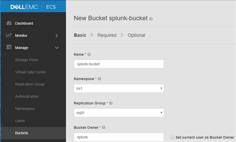 implementation workflow dell emc ecs splunk smartstore configuration dell technologies info hub