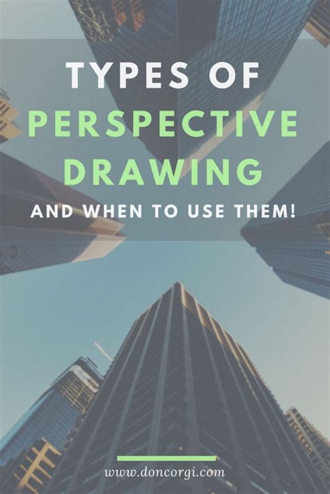 4 types of perspective drawing and when to use them