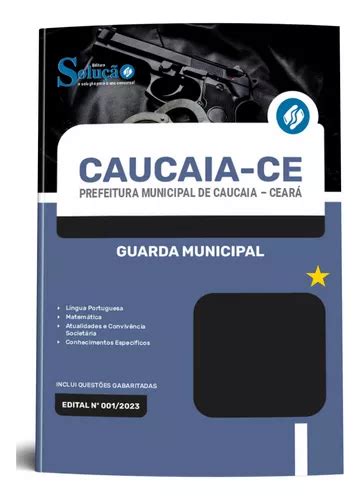 Apostila Guarda Municipal Caucaia Ce 2023 Atualizada Editora