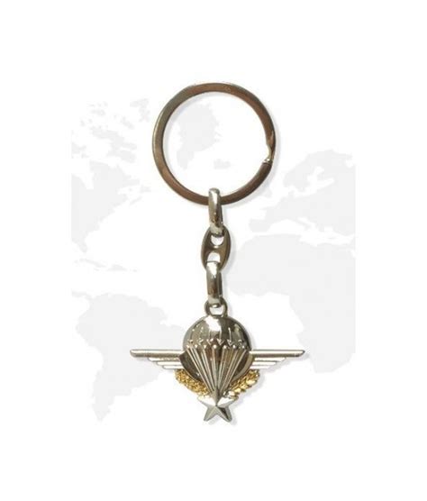 Porte clé Brevet Parachutiste para metal
