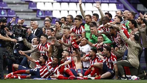 El Atlético de Madrid gana La Liga ante el Valladolid las mejores
