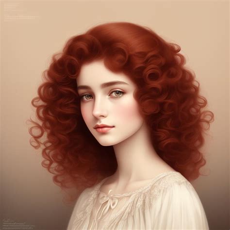 Jaya Hess 15 Year Old Beauty Curly Red Hair