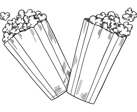 Desenhos De Caixas De Pipoca Para Colorir E Imprimir ColorirOnline