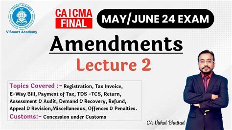 GST 02 CA CS CMA Final IDT Amendments For May 2024 CA Vishal