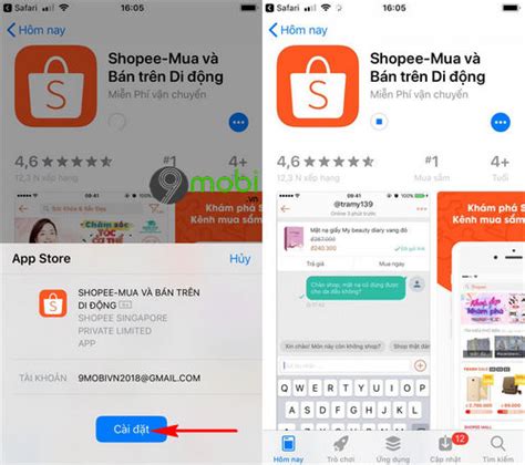 Cách tải và cài đặt Shopee trên điện thoại iPhone Android