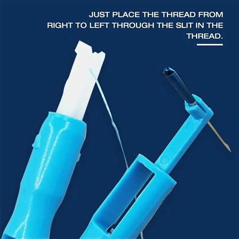 1pc Threader Ferramentas De Costura Acessório Branco Máquina De Costura