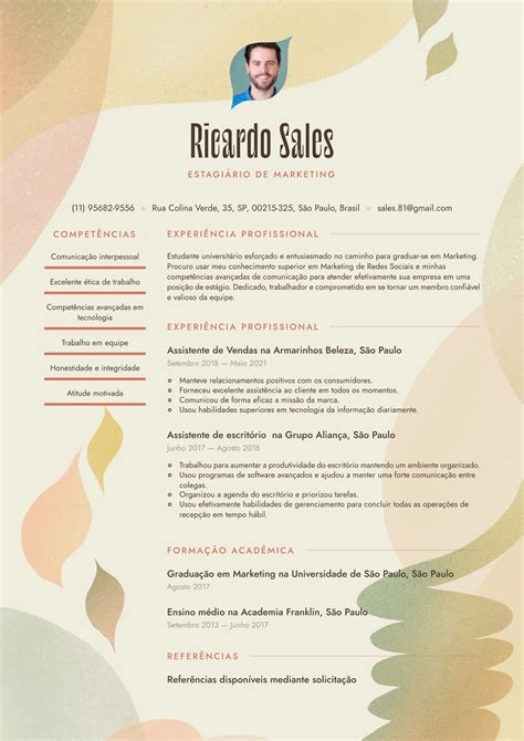 Modelos de currículo profissional Word e PDF Baixe gratuitamente