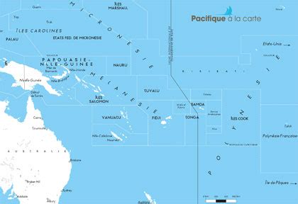 Carte Du Pacifique Pacifique La Carte