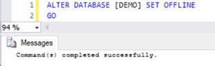 SQL Server Database States