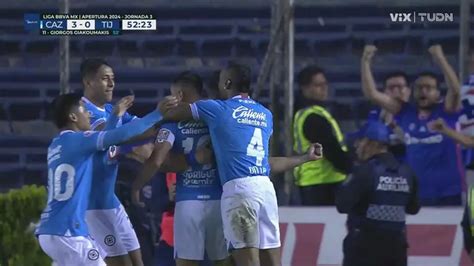 Ya Es Goleada Doblete De Giakoumakis Para El Tercero De Cruz Azul