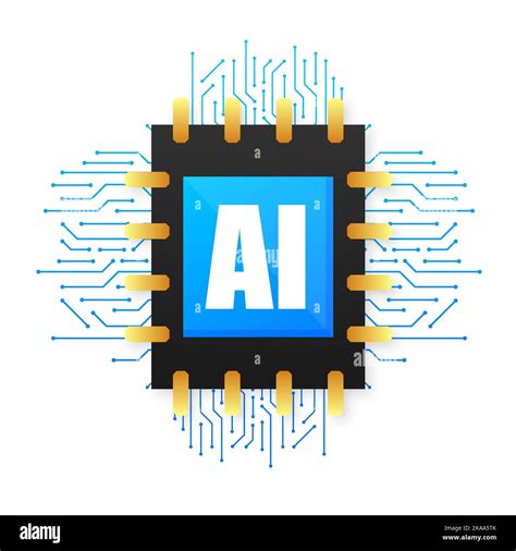 Artificial Intelligence Logo Icon Vector Symbol Machine Learning
