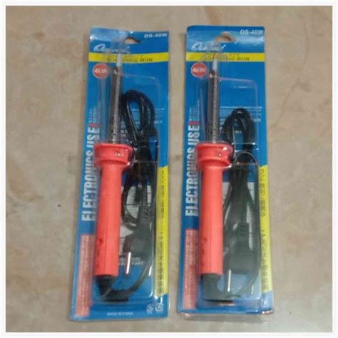 Solder 40 Watt Osmond 40w Cable Vision Solder Ironing Mata Kristal