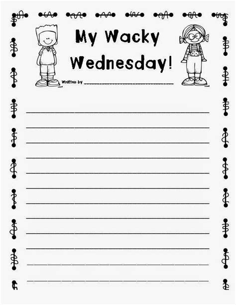 Wacky Wednesday Printables Printable Word Searches