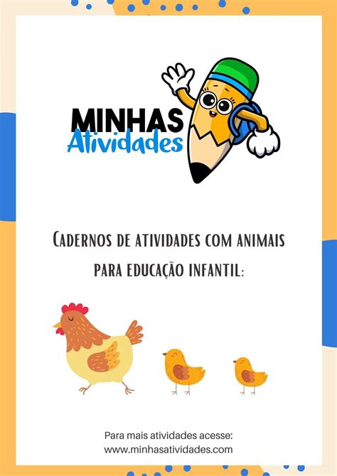Atividades Educação Infantil Animais BRAINCP
