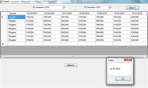 Solved Filtering The Datagridview Column Headers Using Datetimepickers