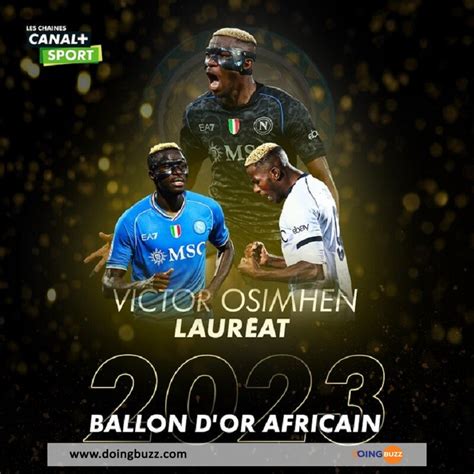 CAF AWARDS 2023 Le Ballon D Or Osimhen Et Tous Les Autres Lauréats