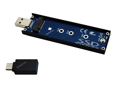 Sintech M2 SSD USB USB 3 0 M 2 SATA 3 SSD Card NGFF BM Key External