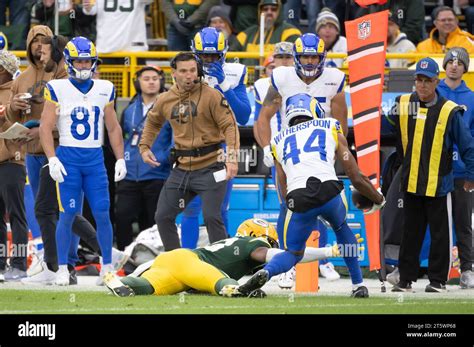 Green Bay WI USA 5th Nov 2023 Los Angeles Rams Cornerback Ahkello