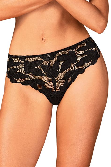 Obsessive Editya Panties Majtki Figi Czarny Sklep Kontri Pl