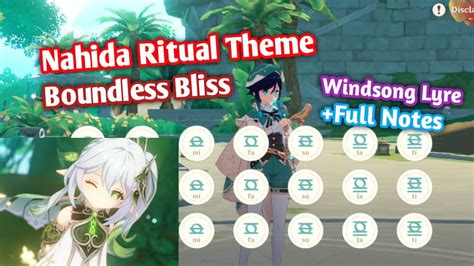 Nahida Theme Boundless Bliss Nahida Pull Ritual Genshin Windsong