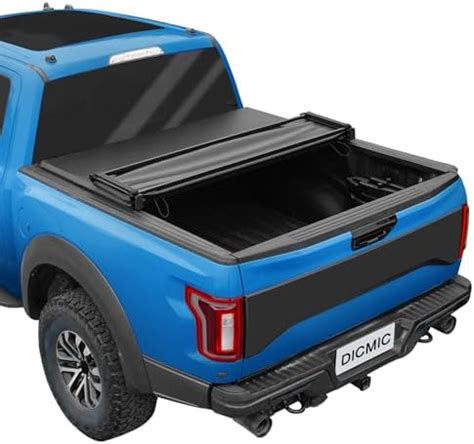 Amazon DICMIC Soft Quad Fold Truck Bed Tonneau Cover Compatible