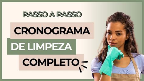 Como Criar Um CRONOGRAMA DE LIMPEZA DOMÉSTICA DO ZERO Passo a Passo