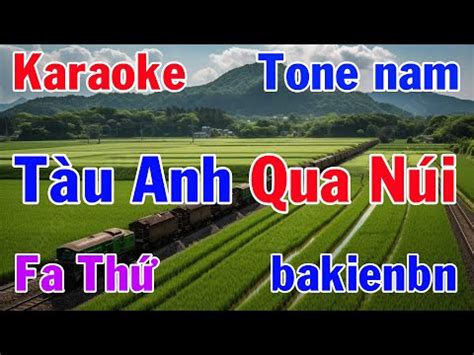 T U Anh Qua N I Karaoke Remix Tone Nam Nh C S Ng Bakienbn Youtube