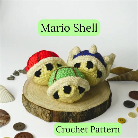 Mario Shell Amigurumi Pattern Koopa Shell Crochet Pattern Etsy