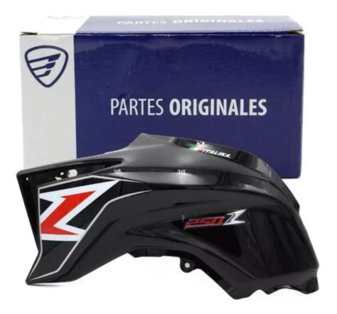 Cubierta Tanque Izquierda Italika Original 250z 250 Z Negra Envío gratis