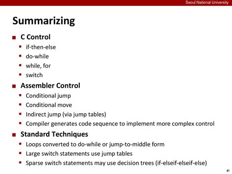 machine level programming ii control ppt download