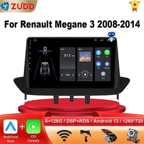 Android 13 0 GPS Car Radio For Renault Megane 3 Fluence Samsung SM3