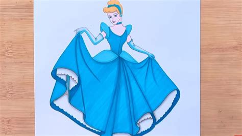 How To Draw Cinderella Step By Step Entertainment For All