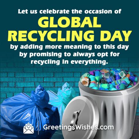 Global Recycling Day Quotes Messages 18th March Greetings Wishes