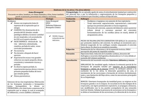 2da Práctica Semiología II Síndromes Respiratorios AG uDocz