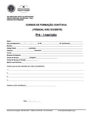 Preenchível Disponível Ficha de Inscrio PND Fax Email Imprimir pdfFiller