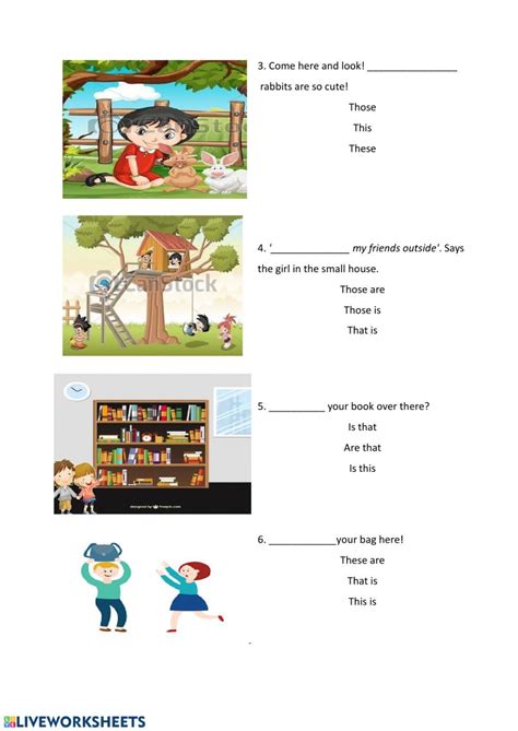 Demonstrative Pronouns Ficha Interactiva Y Descargable NBKomputer