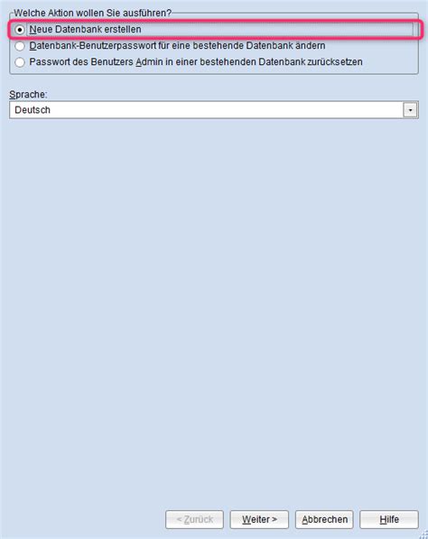 Erstellen Einer PostgreSQL Datenbank ADOIT