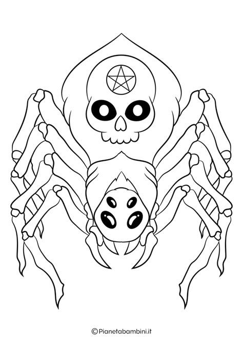 Disegni Spaventosi Di Halloween Da Colorare Pianetabambini It
