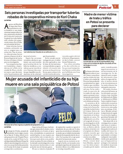 Mujer Acusada Del Infanticidio De Su Hija Muere En Una Sala