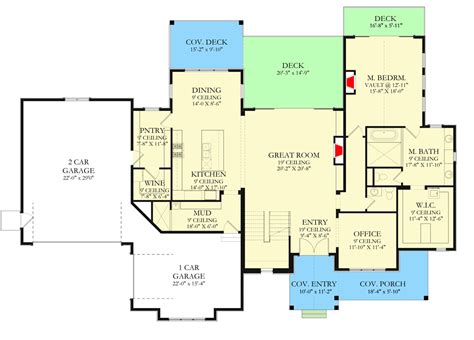 Transitional Square Foot Farmhouse With Story Great Room
