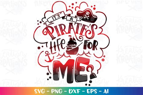 Pirate SVG It S A PIRATE S Life For Me Svg Pirate Etsy
