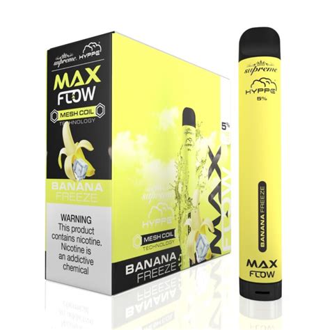 Hyppe Max Flow Banana Freeze Disposable Vape Puffholic Vape