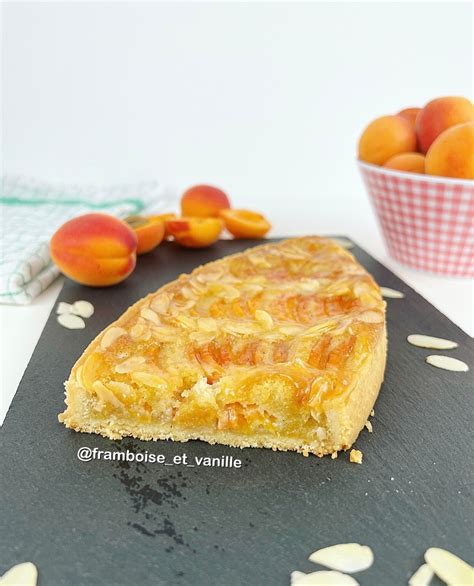 Tarte Amandine Aux Abricots Framboise Et Vanille