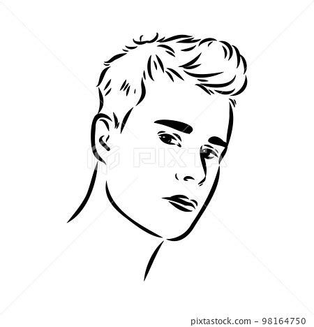 Face Drawing Outline Man