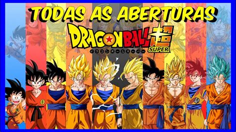 Todas As Aberturas De Dragon Ball ATUALIZADO 2022 PT BR Dublado