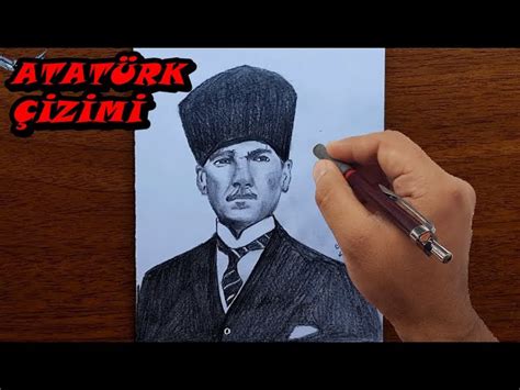 Mustafa Kemal Atatürk Nasıl Çizilir kolay atatürk çizimi karakalem